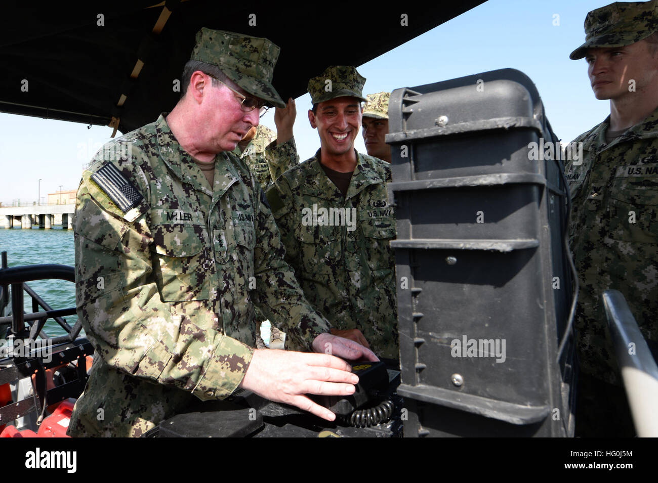 Commander, Task Force 56 demonstrates SeaBotix remotely operated ...