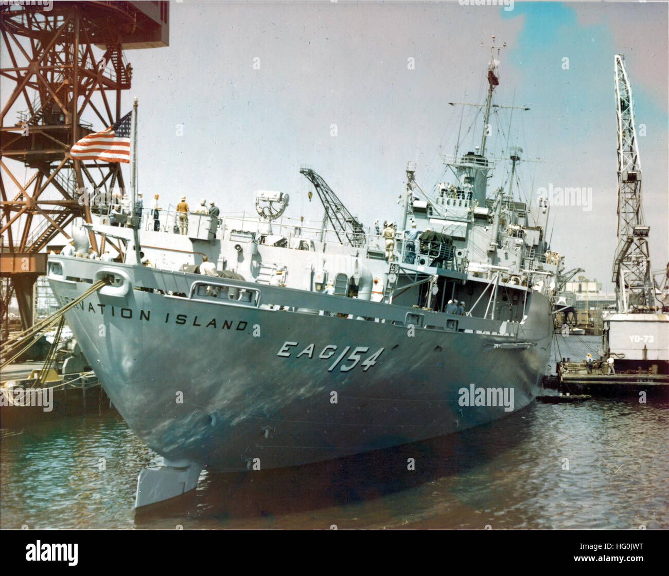 Uss observation island hi-res stock photography and images - Alamy