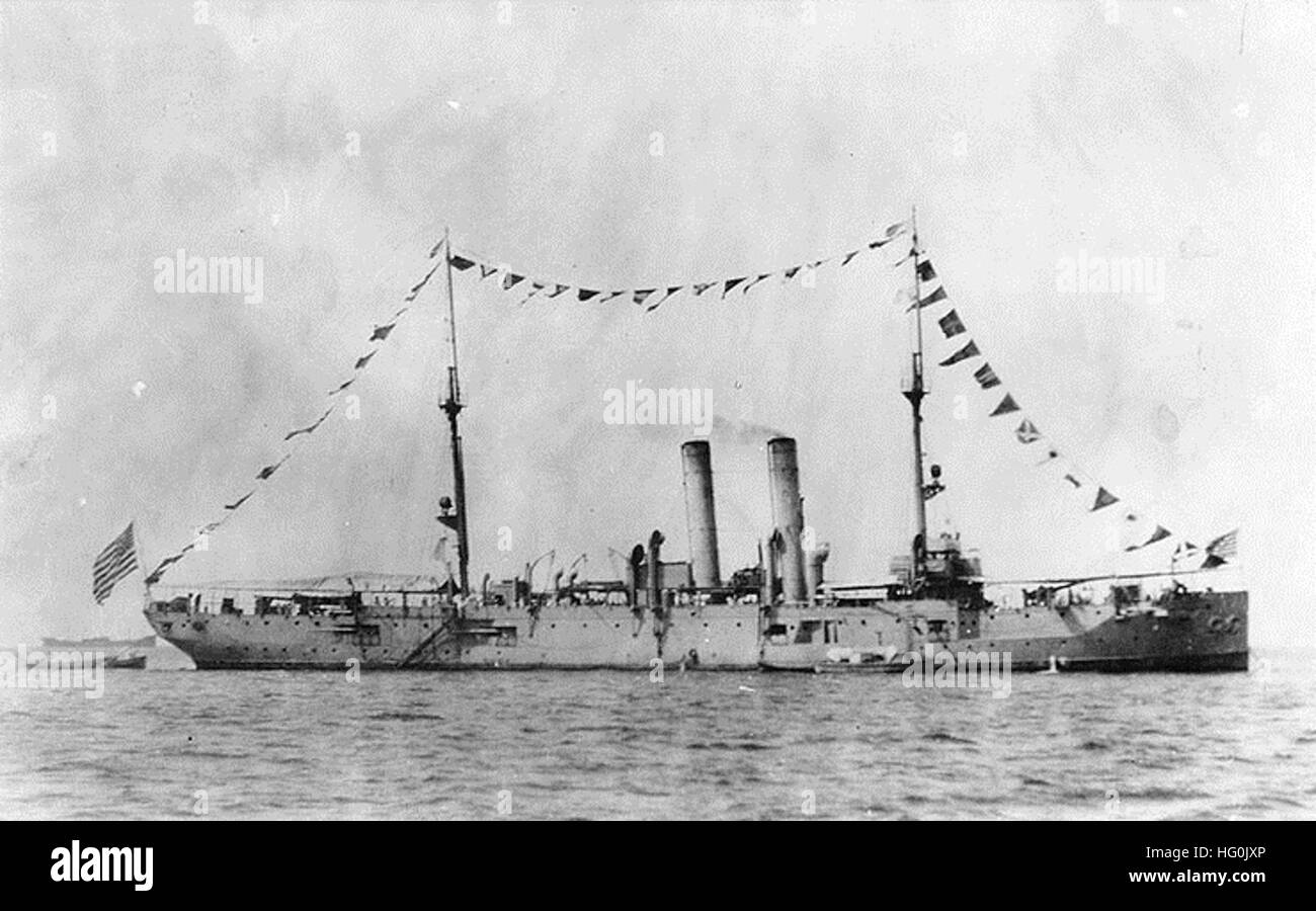 USS Denver circa 1912 Stock Photo - Alamy
