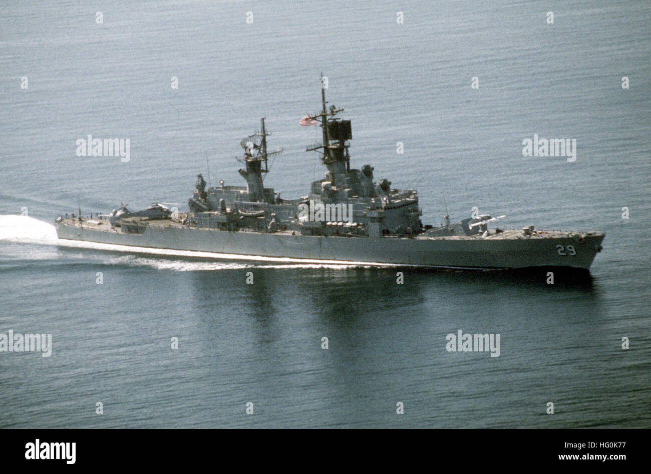 USS Jouett (CG-29) underway in 1992 Stock Photo - Alamy