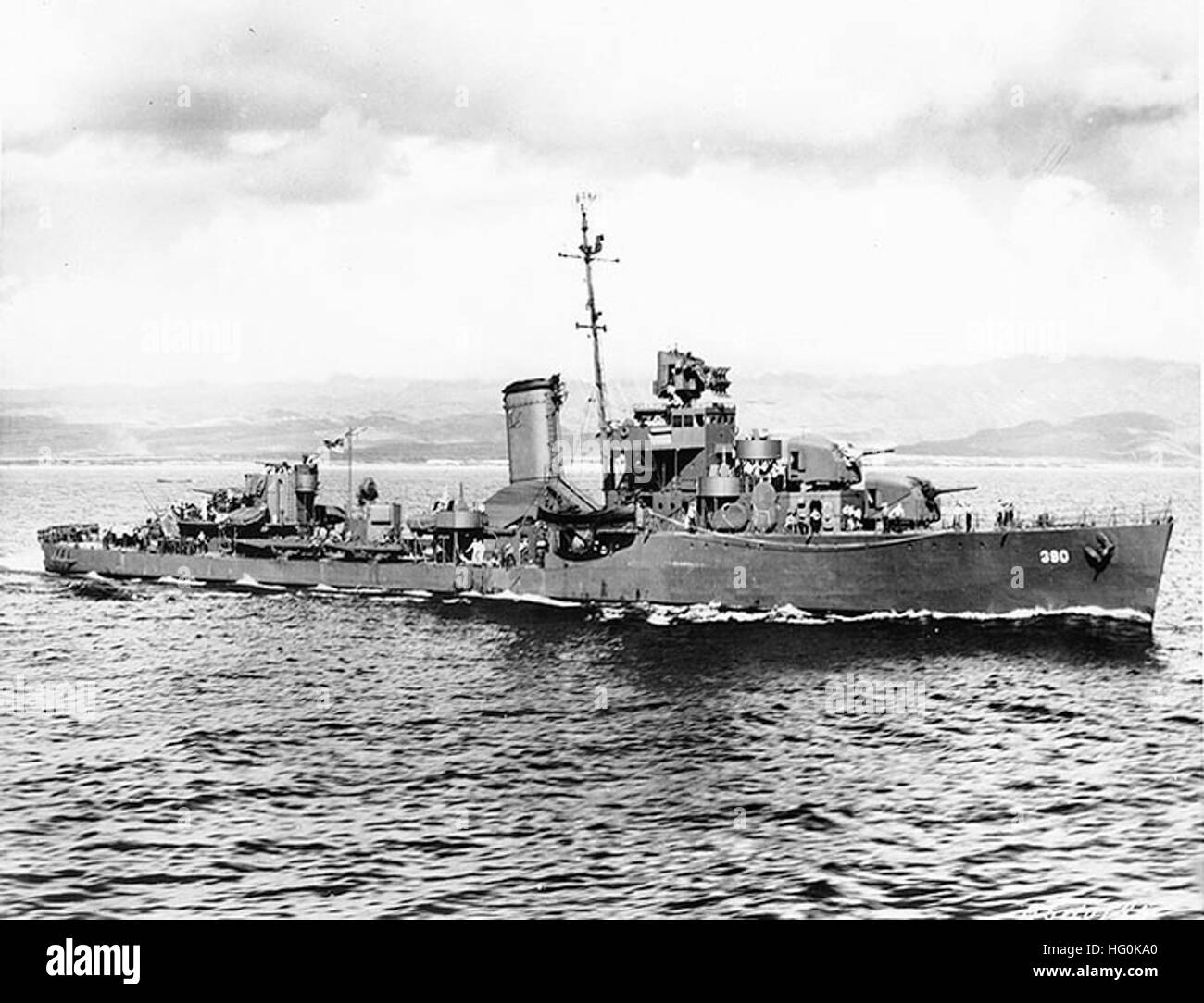 USS Ralph Talbot (DD-390) N40185 Stock Photo - Alamy