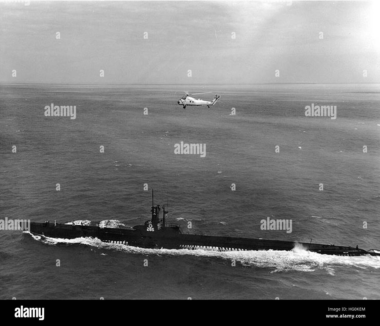 USS Balaos (AGSS-285) during exercise 1961 Stock Photo - Alamy