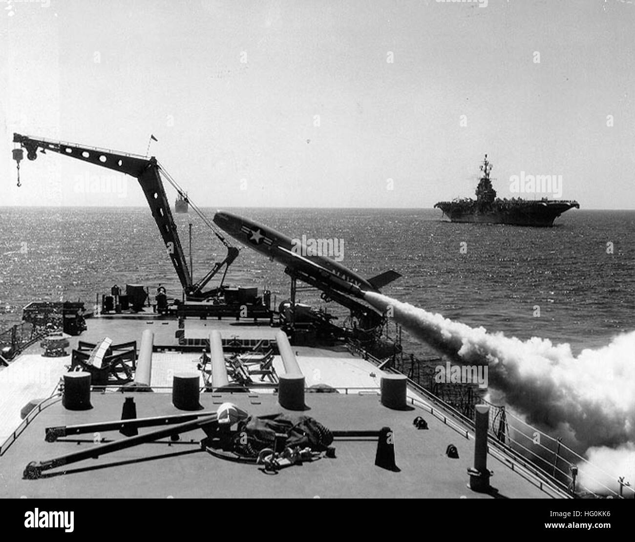 USS Los Angeles (CA135) Regulus h97391 Stock Photo - Alamy