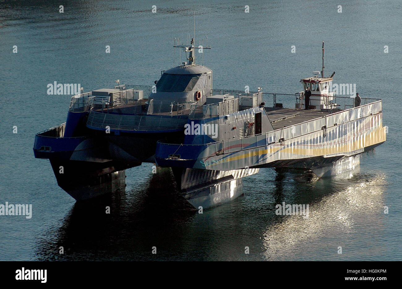 USN experimental Small water area vessel Stock Photo - Alamy