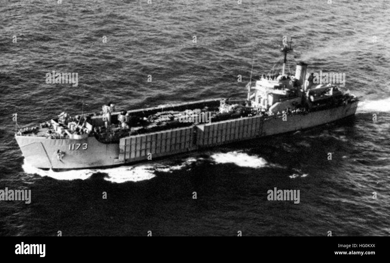 Landing ship tank uss Black and White Stock Photos & Images - Alamy