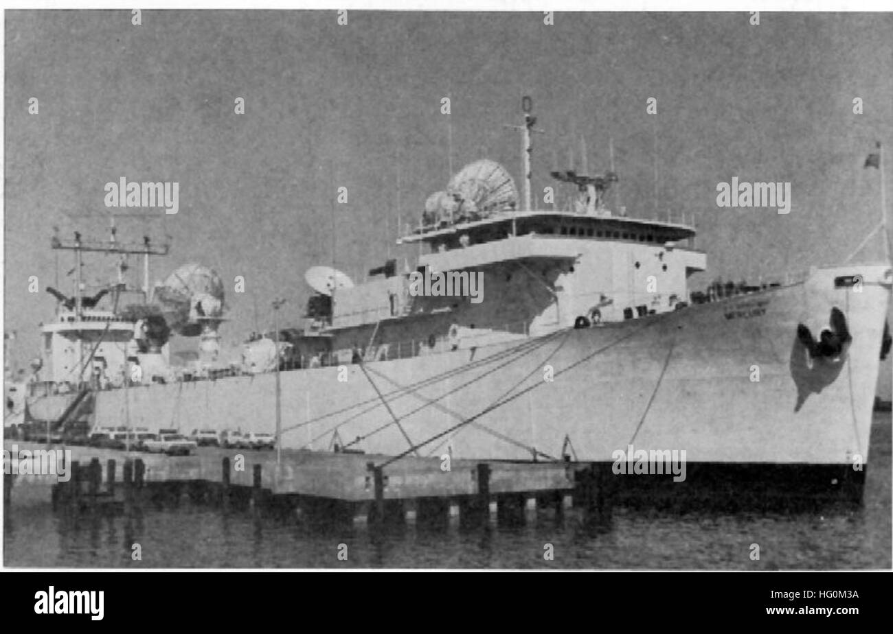 USNS Mercury at Cape Canaveral Stock Photo - Alamy