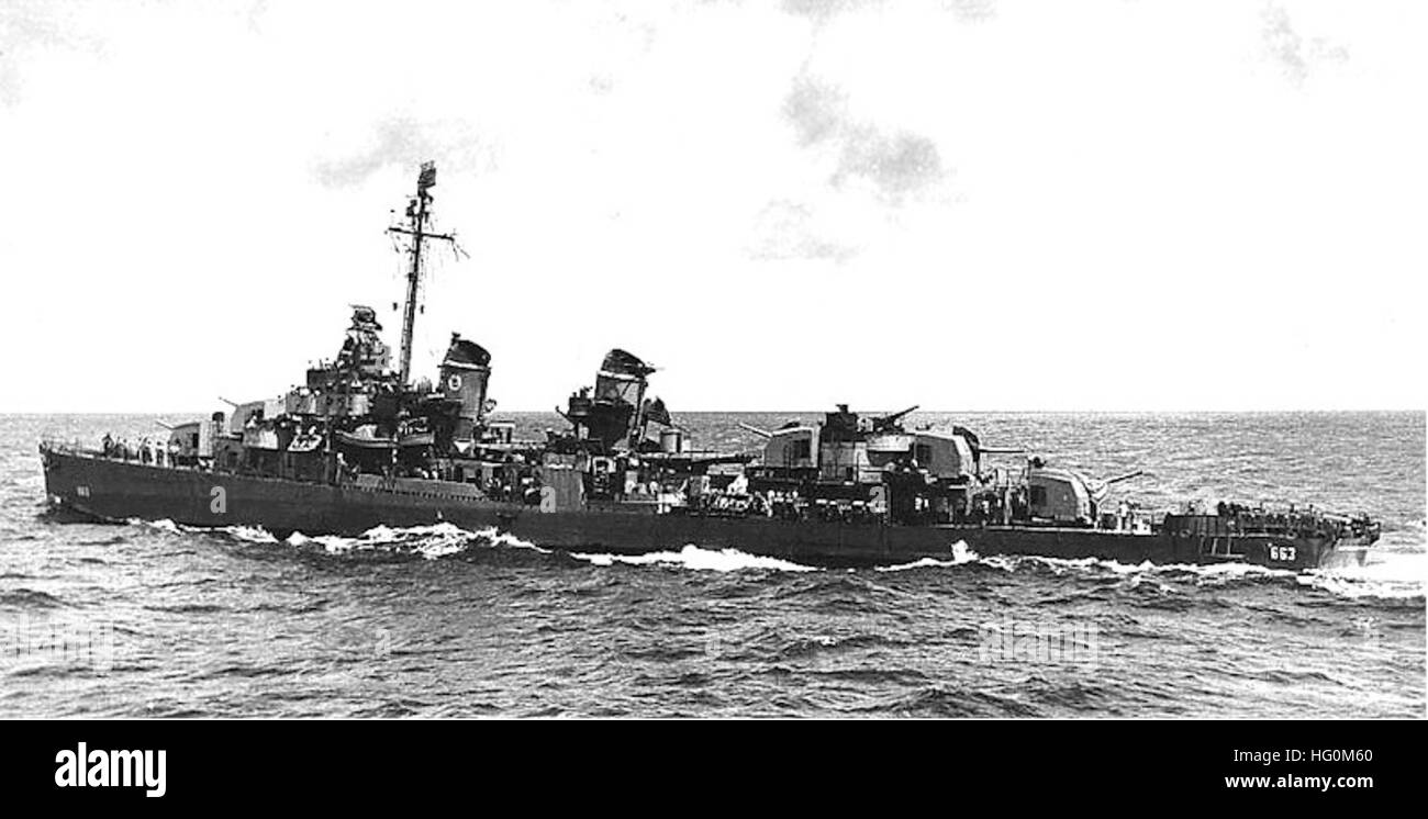 USS Heywood L. Edwards;0566303 Stock Photo - Alamy