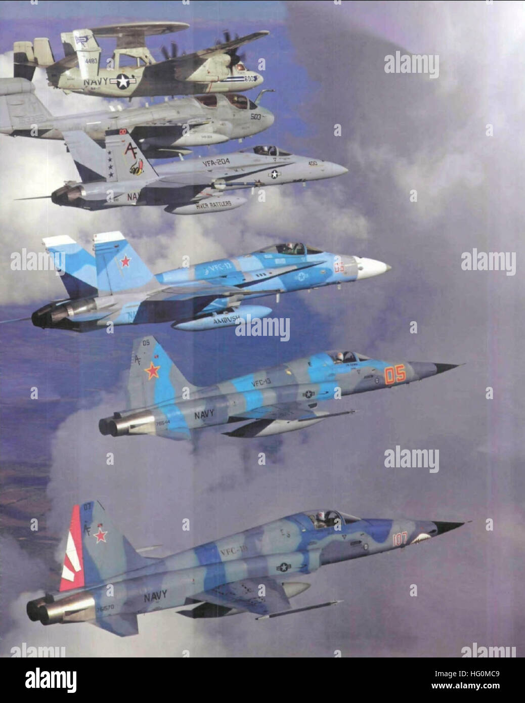 US Navy Tactical Support Wing aircraft in flight 2009 Stock Photo - Alamy