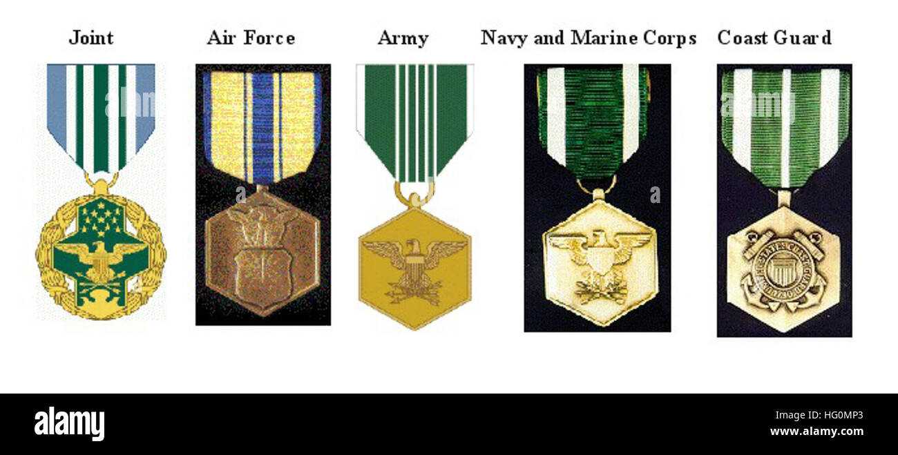 A U.S. military Commendation is awarded to personnel for meritorious ...