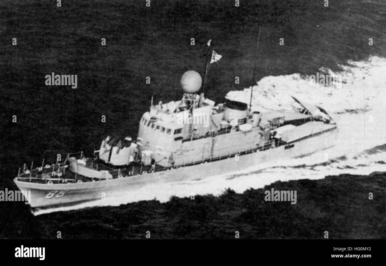 USS Antelope (PG-86) underway in 1971 Stock Photo - Alamy