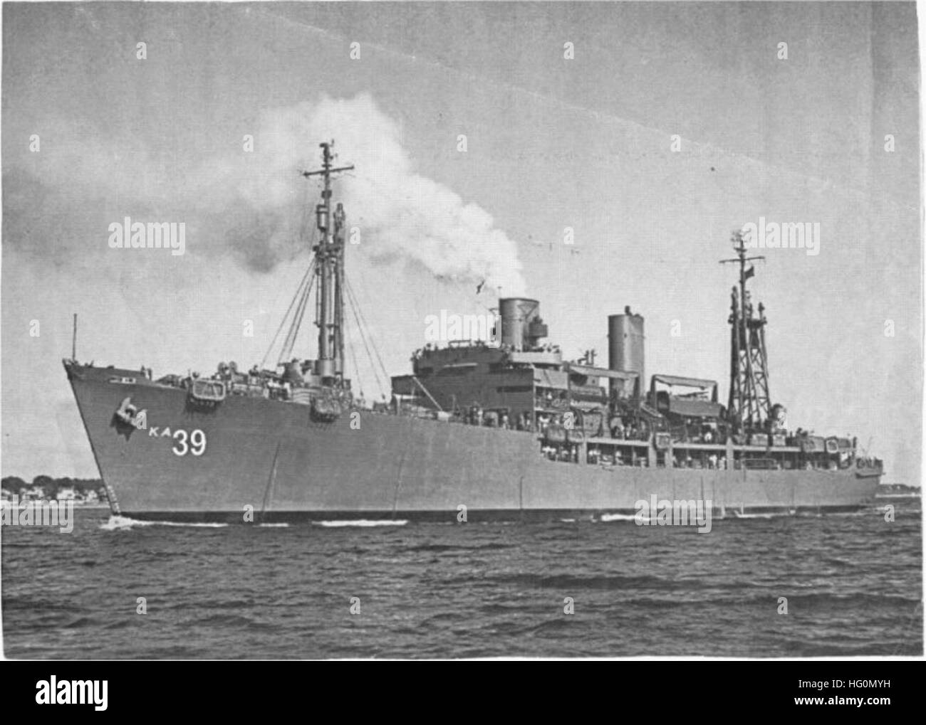 USS Sarita (AKA-39 Stock Photo - Alamy