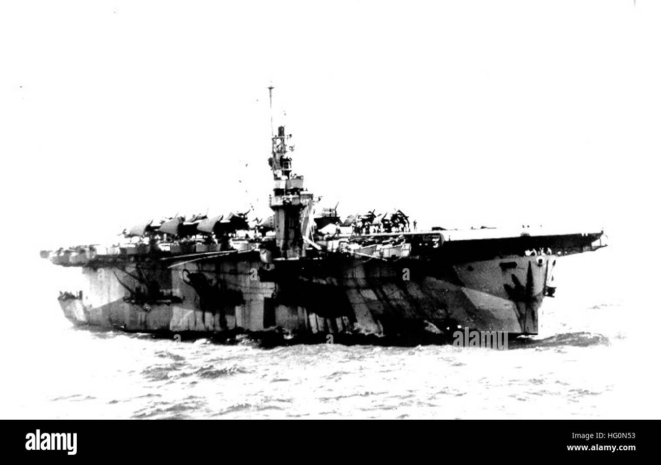 USS Natoma Bay CVE-62 Stock Photo - Alamy