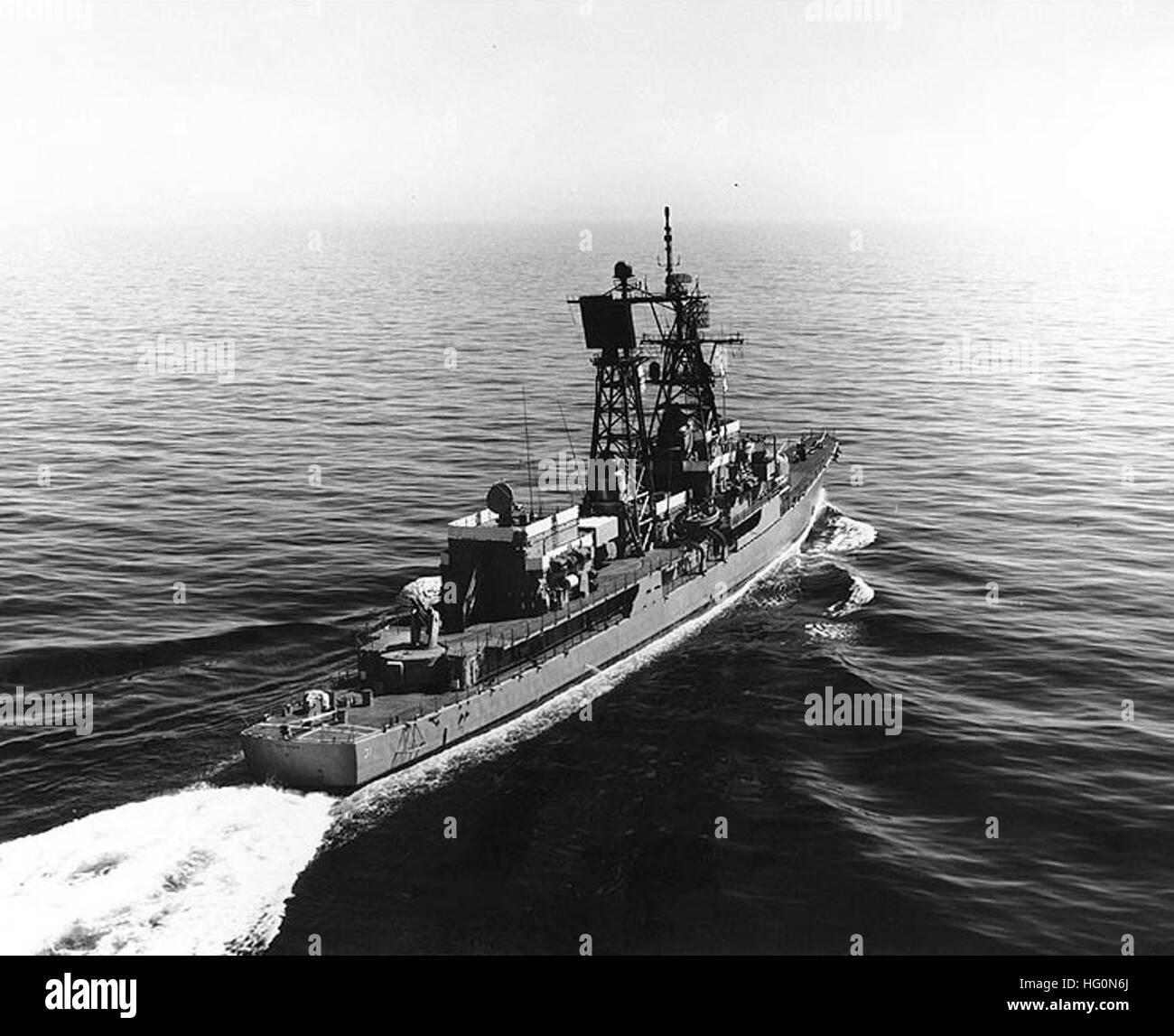 USS Decatur (DD-936), 1976, stern view Stock Photo - Alamy