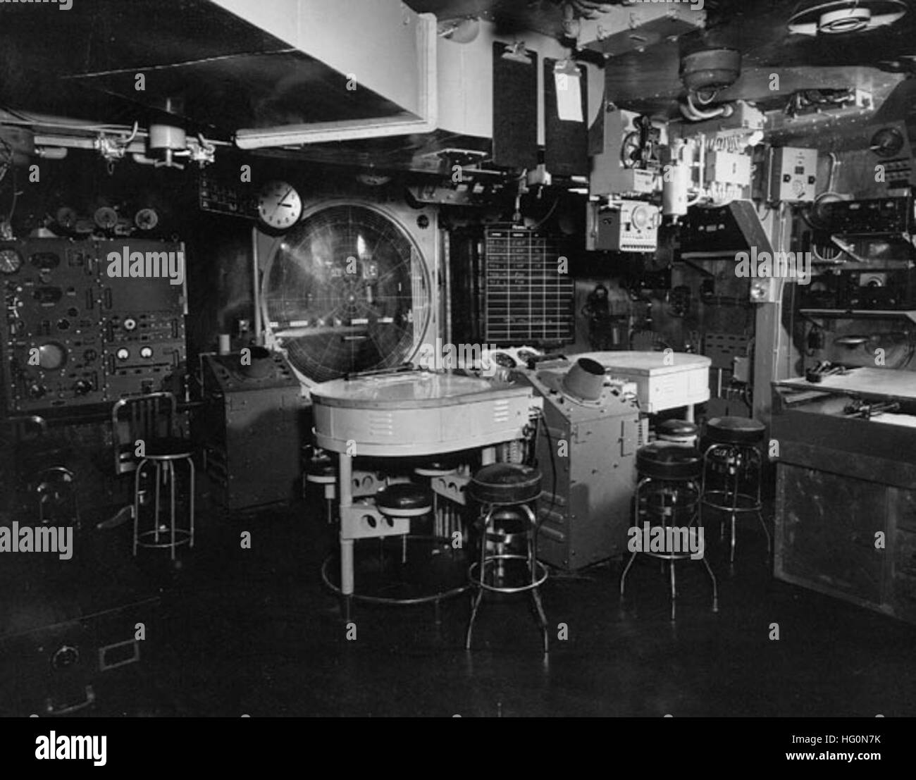USS Independence (CVL-22) CIC4 Stock Photo - Alamy