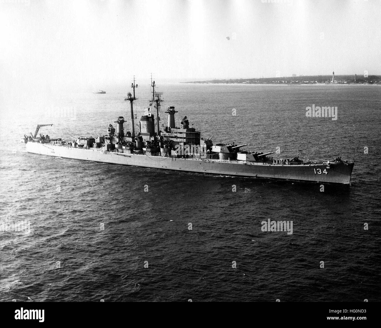 USS Des Moines (CA-134) 2 Stock Photo - Alamy