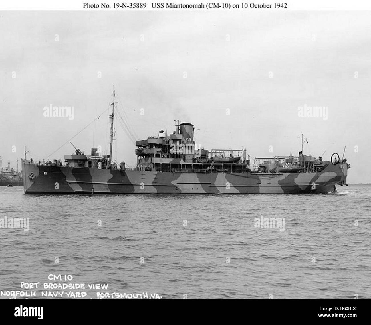 USS Miantonomah (CMc-5 Stock Photo - Alamy