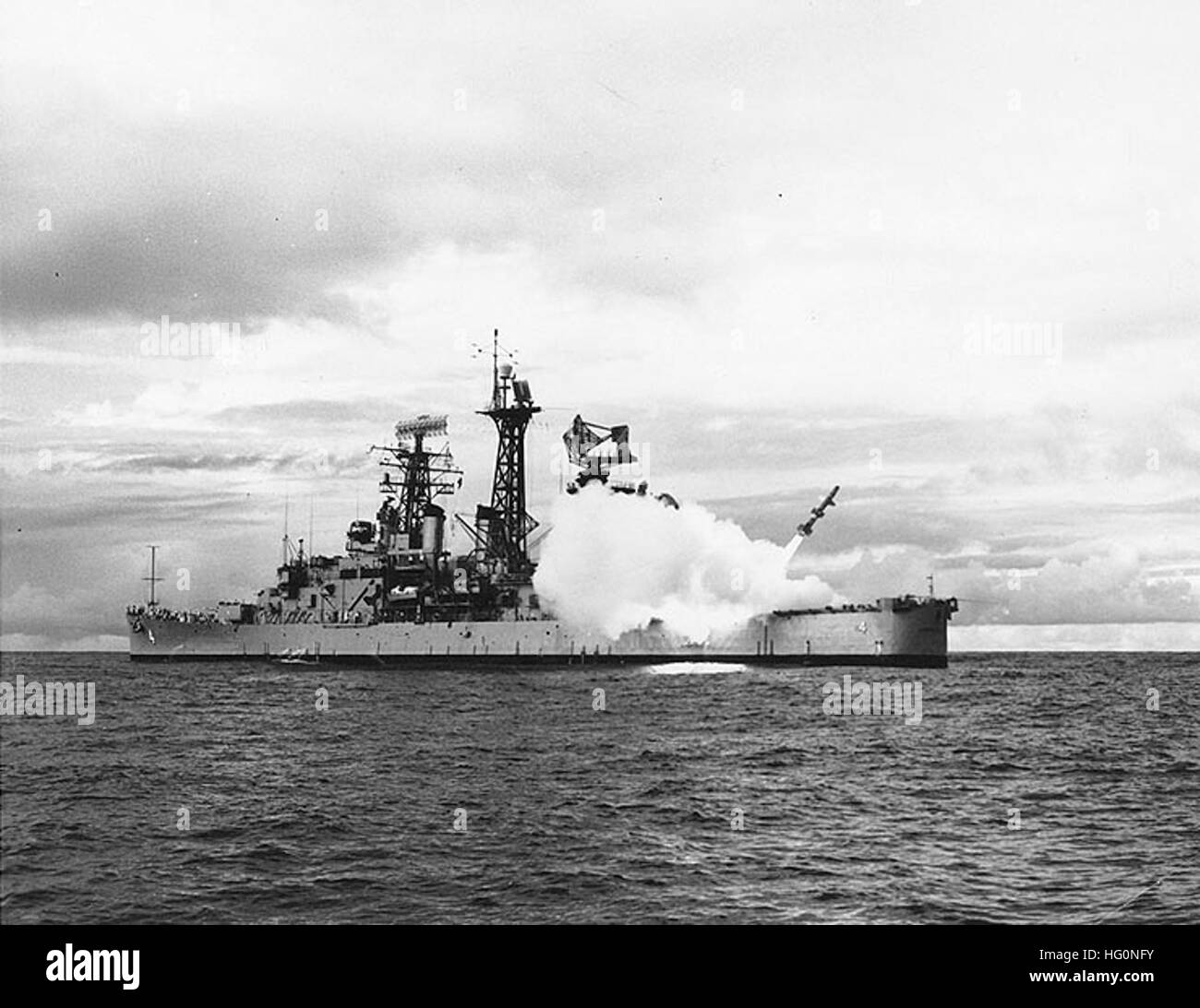 USS Little Rock CLG-4 Stock Photo - Alamy