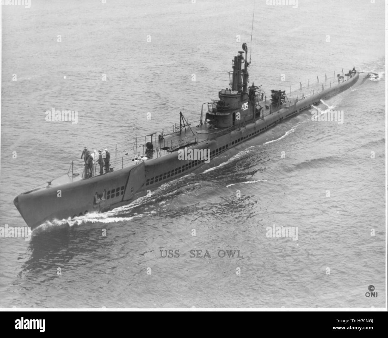 USS Sea Owl;0840501 Stock Photo - Alamy