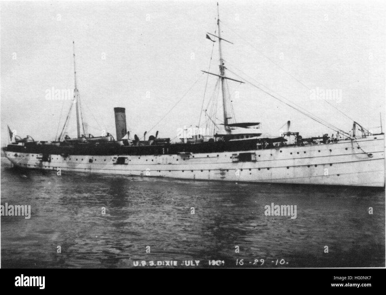 USS Dixie (AD-1) in 1901 Stock Photo - Alamy