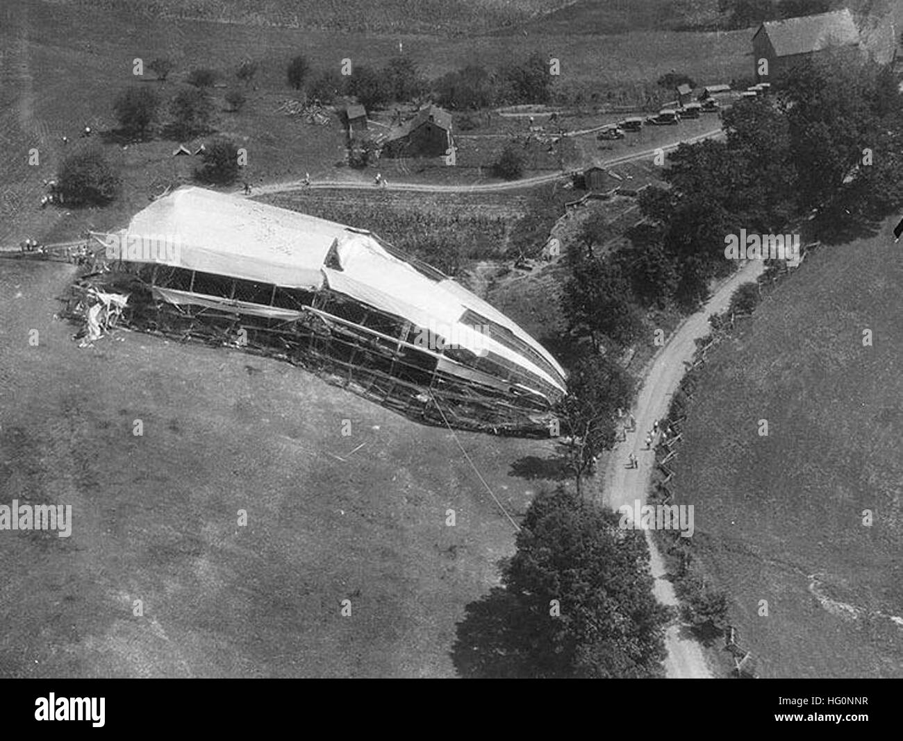 Destroyed airship hi-res stock photography and images - Alamy