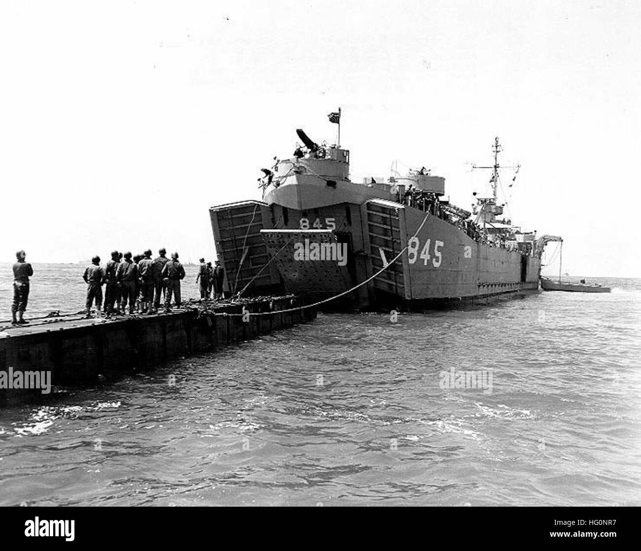 Landing ship tank uss Black and White Stock Photos & Images - Alamy
