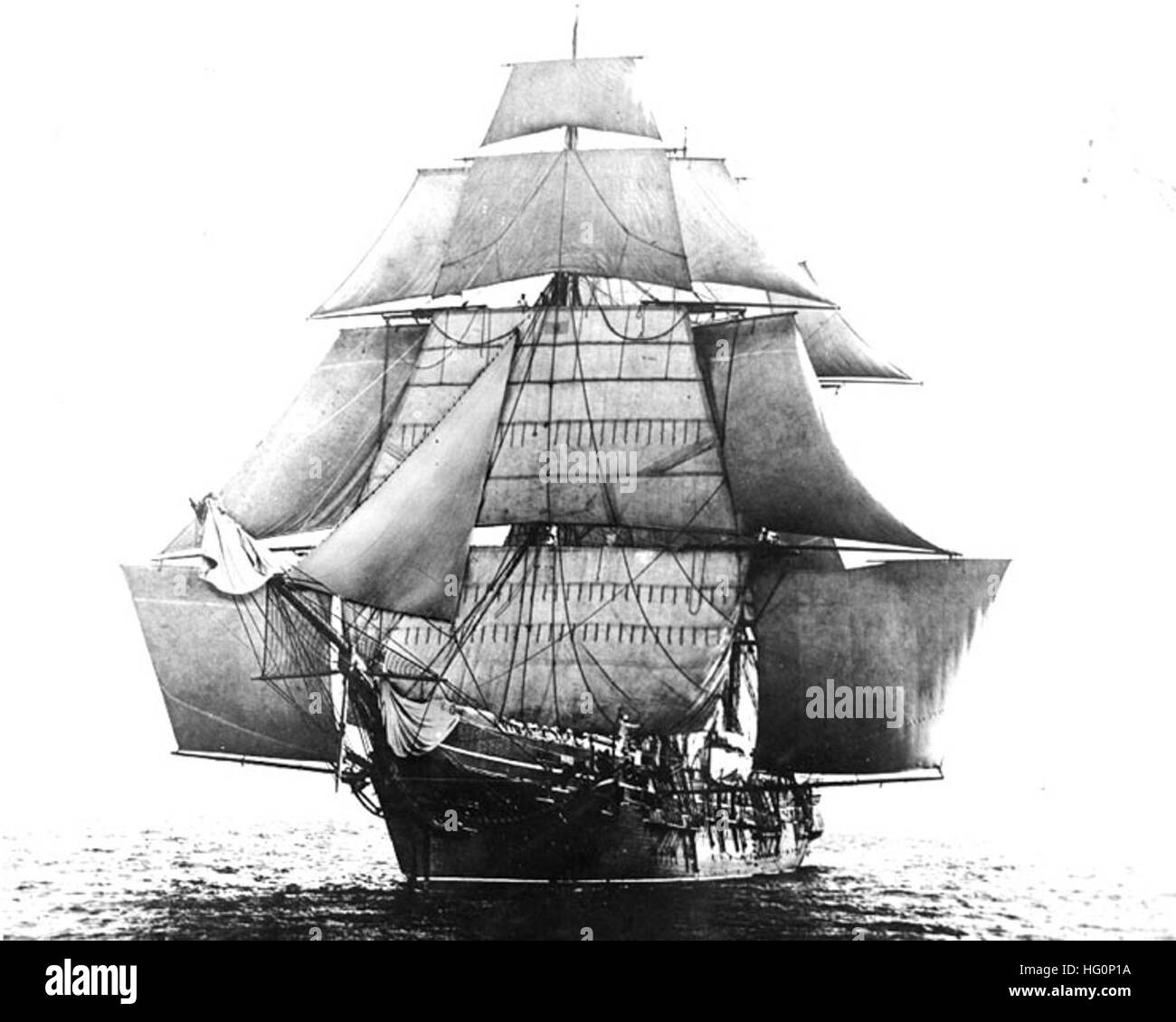 Naval steam powered ship Black and White Stock Photos & Images - Alamy