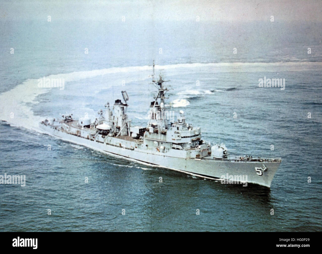 The USS Claude V. Ricketts, a Charles F. Adams-class guided-missile ...