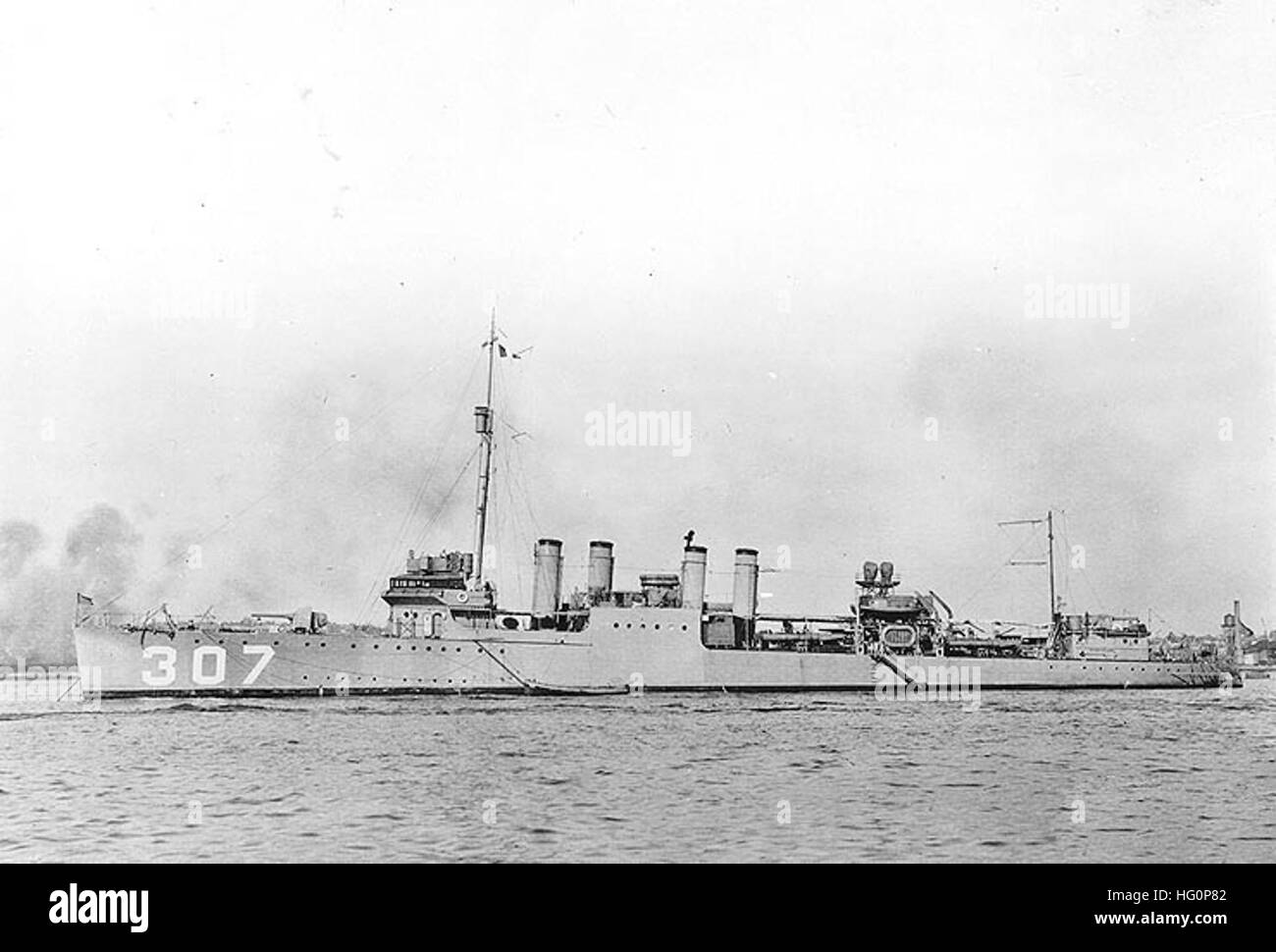 USS Paul Hamilton (DD-307 Stock Photo - Alamy