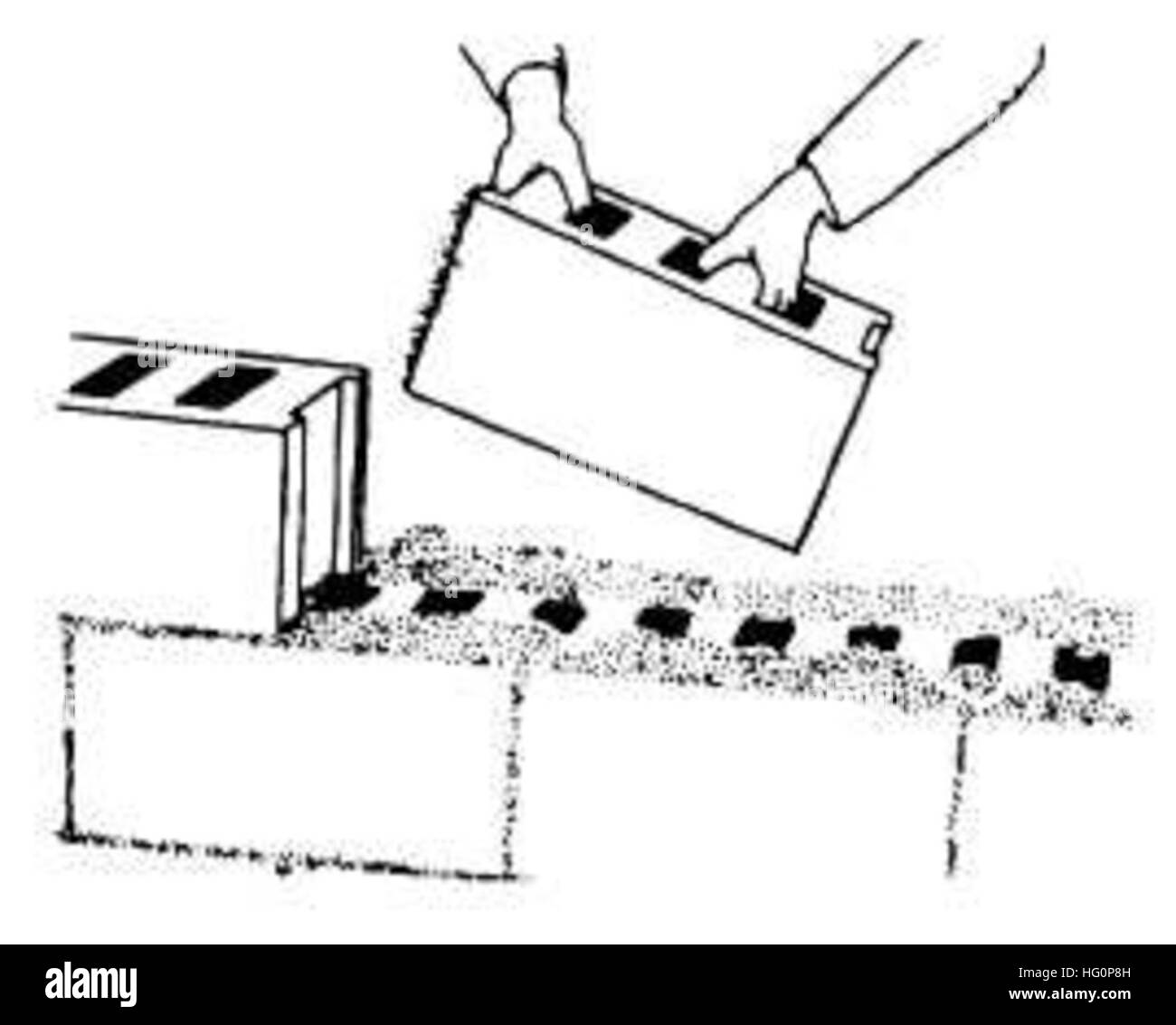 Vertical joints Cut Out Stock Images & Pictures - Alamy