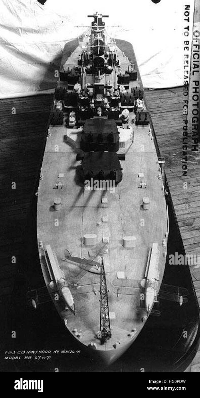 USS Montana (BB-67) Stern Stock Photo - Alamy