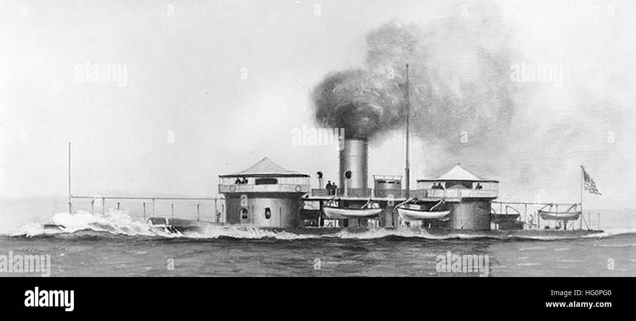 Uss Miantonomoh 1863 Stock Photo - Alamy