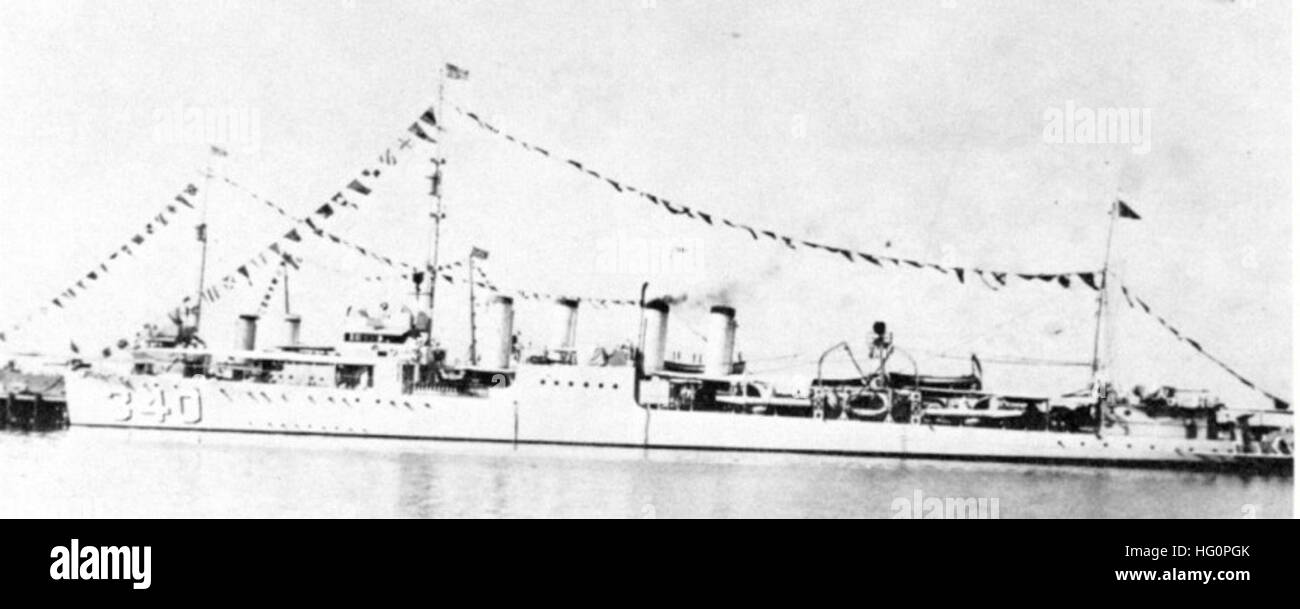 USS Perry (DD-340 Stock Photo - Alamy