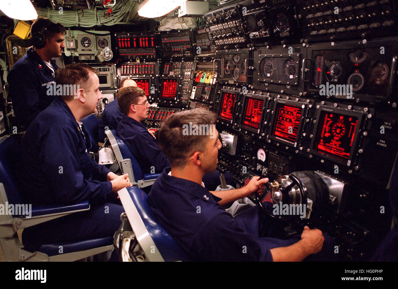 Nuclear submarine control room hi-res stock photography and images - Alamy