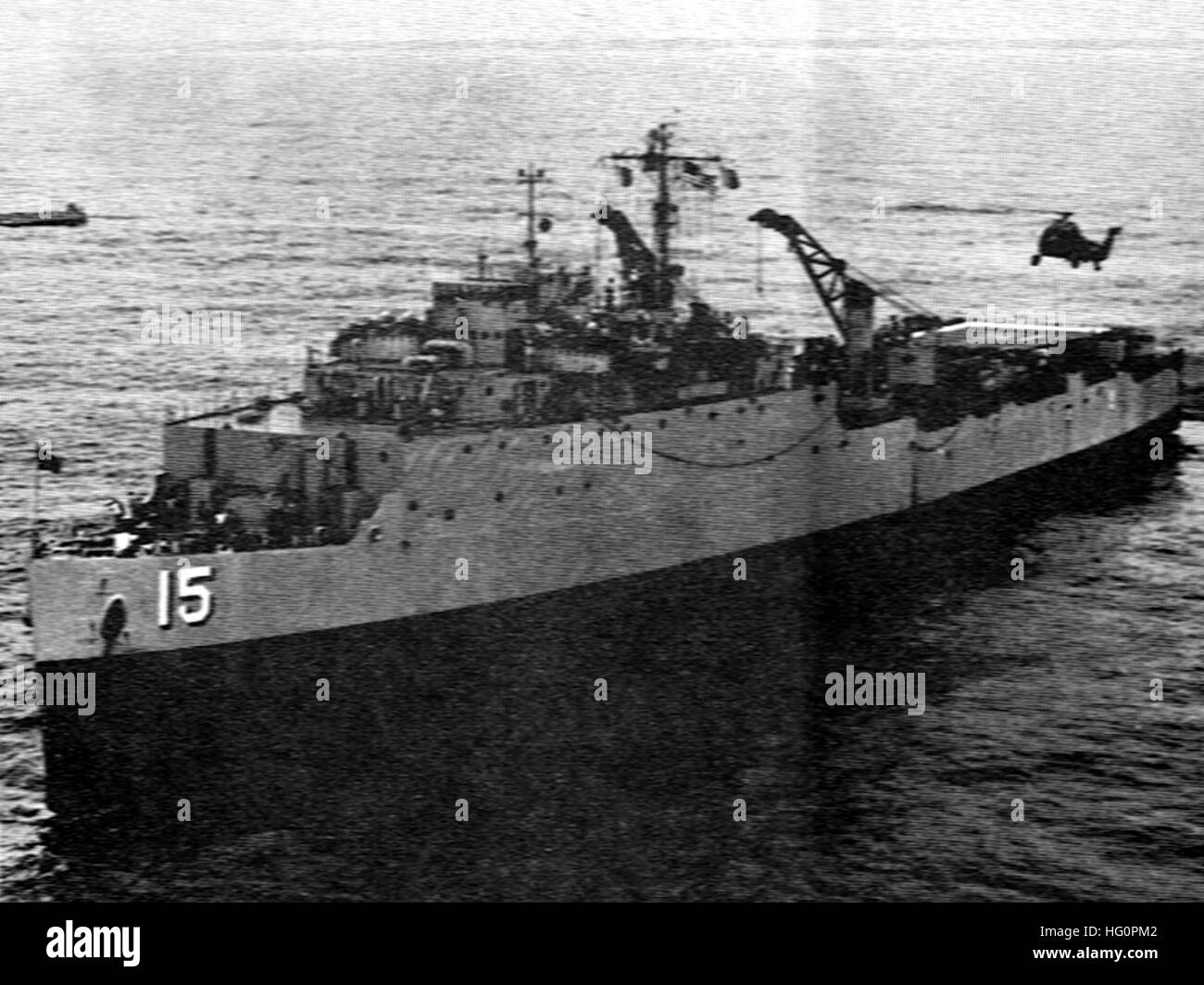 USS Shadwell (LSD-15) in the 1960s Stock Photo - Alamy