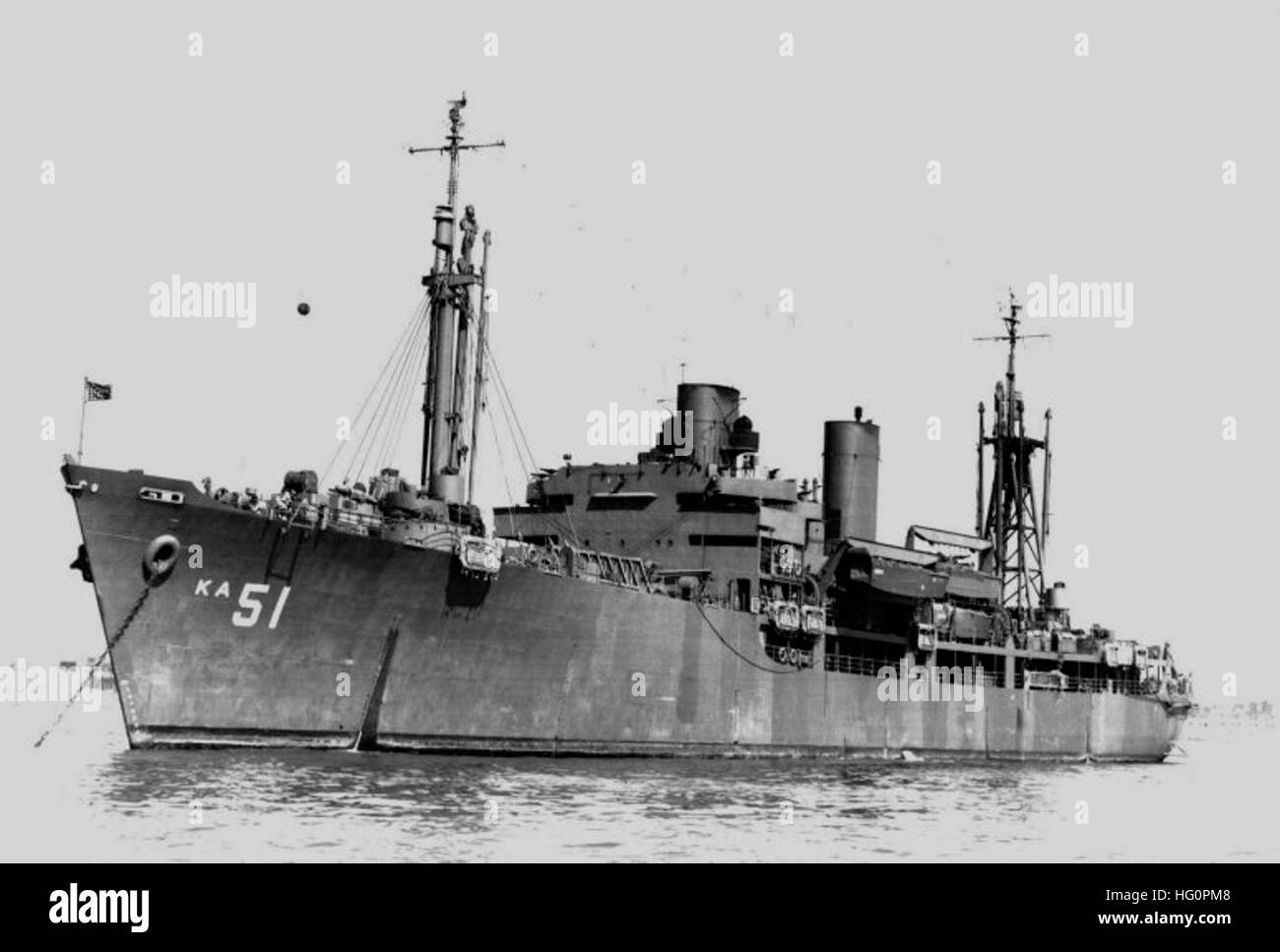 USS Xenia (AKA-51 Stock Photo - Alamy