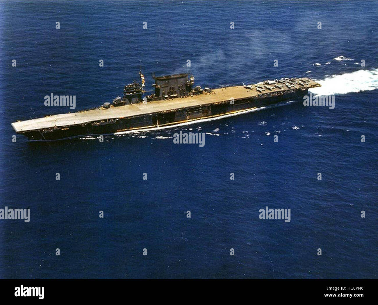 Uss saratoga cv3 Stock Photo - Alamy