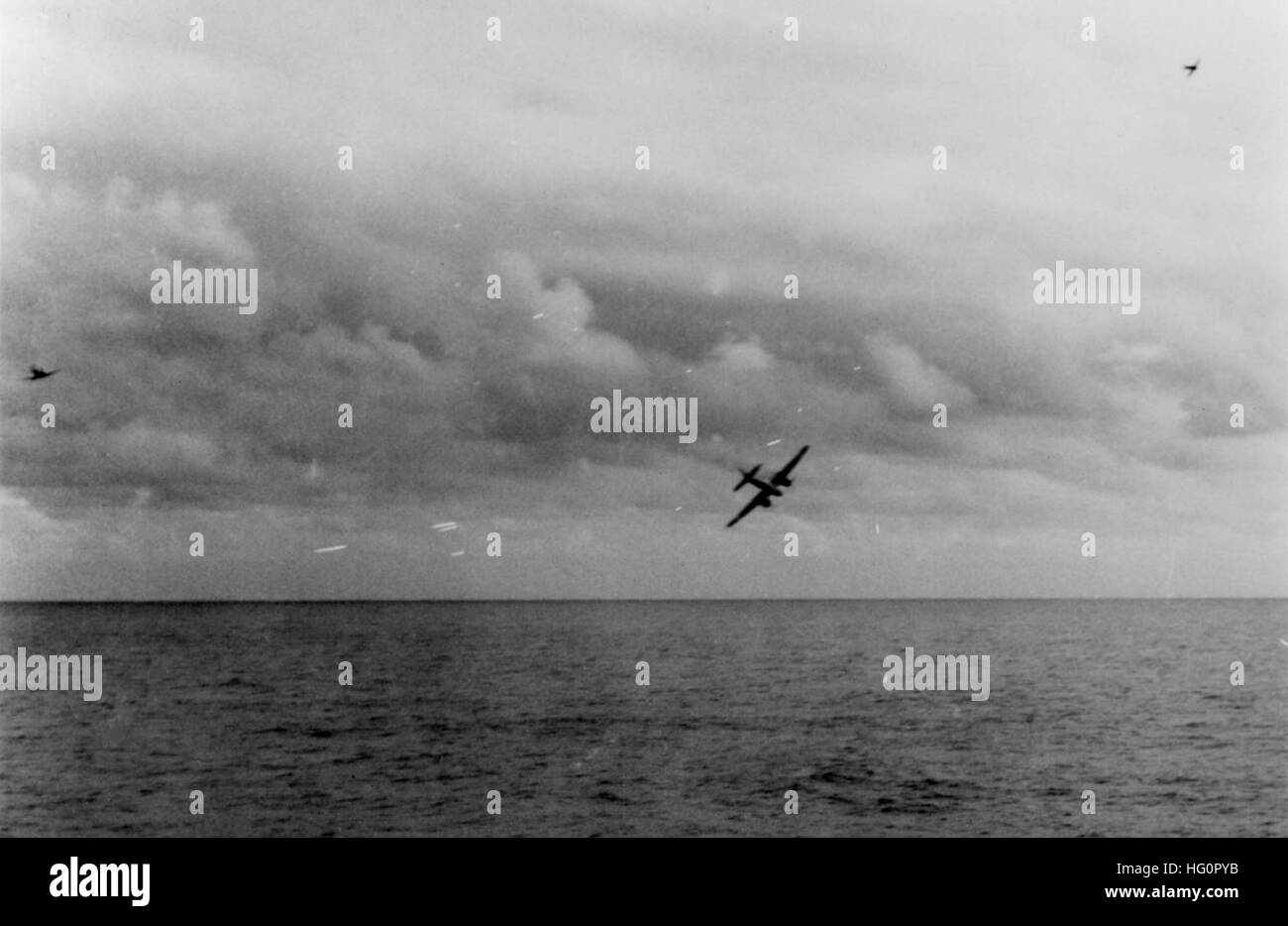 Yokosuka P1Y1 under attack 1945 Stock Photo - Alamy