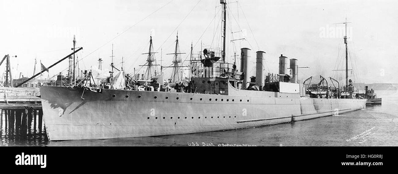 USS Bush (DD-166 Stock Photo - Alamy