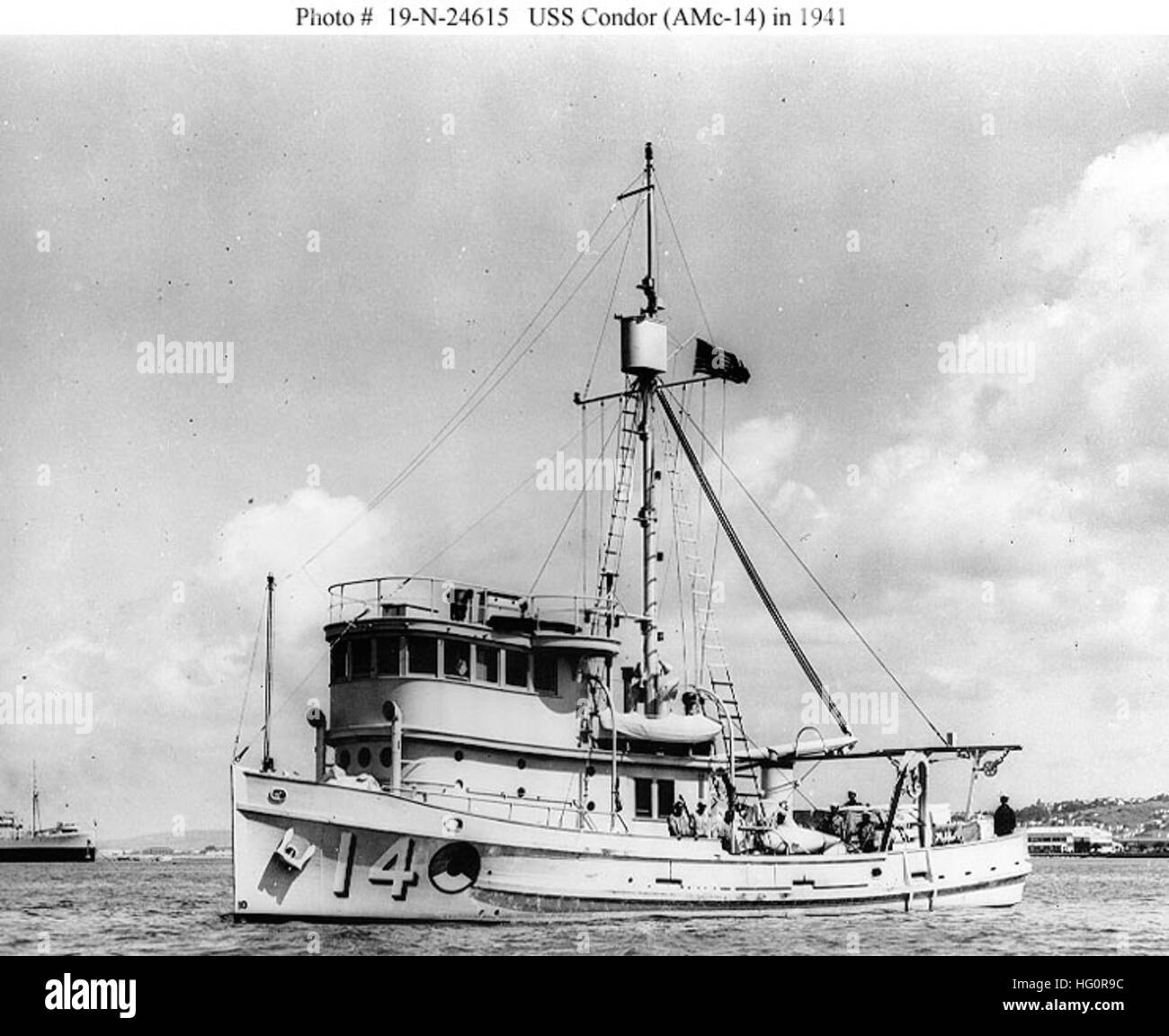 USS Condor (AMc-14 Stock Photo - Alamy