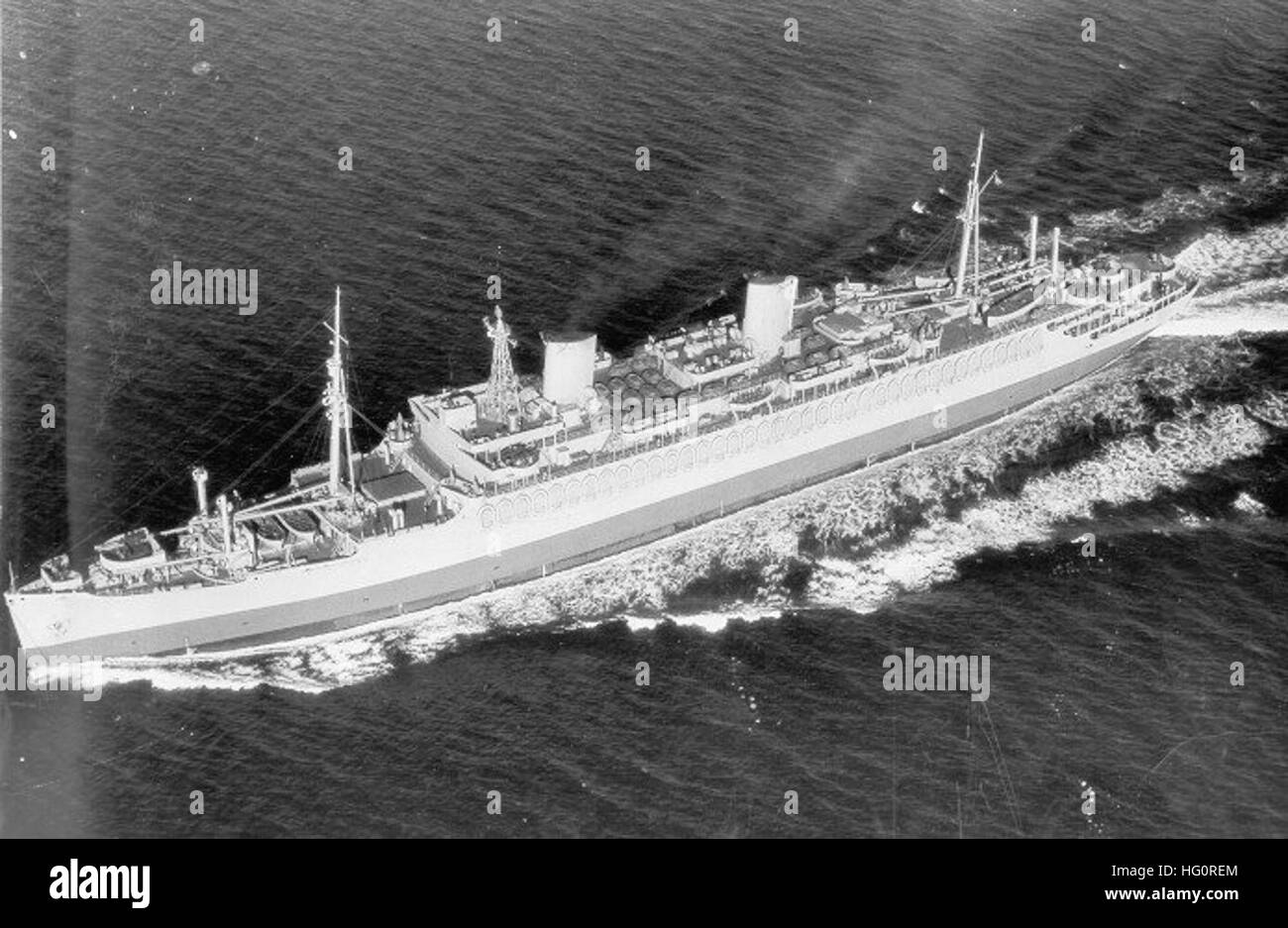 USS Wakefield AP-21 Stock Photo - Alamy