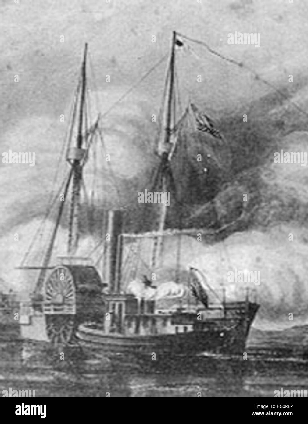 USS Whitehead (1864, cropped Stock Photo - Alamy