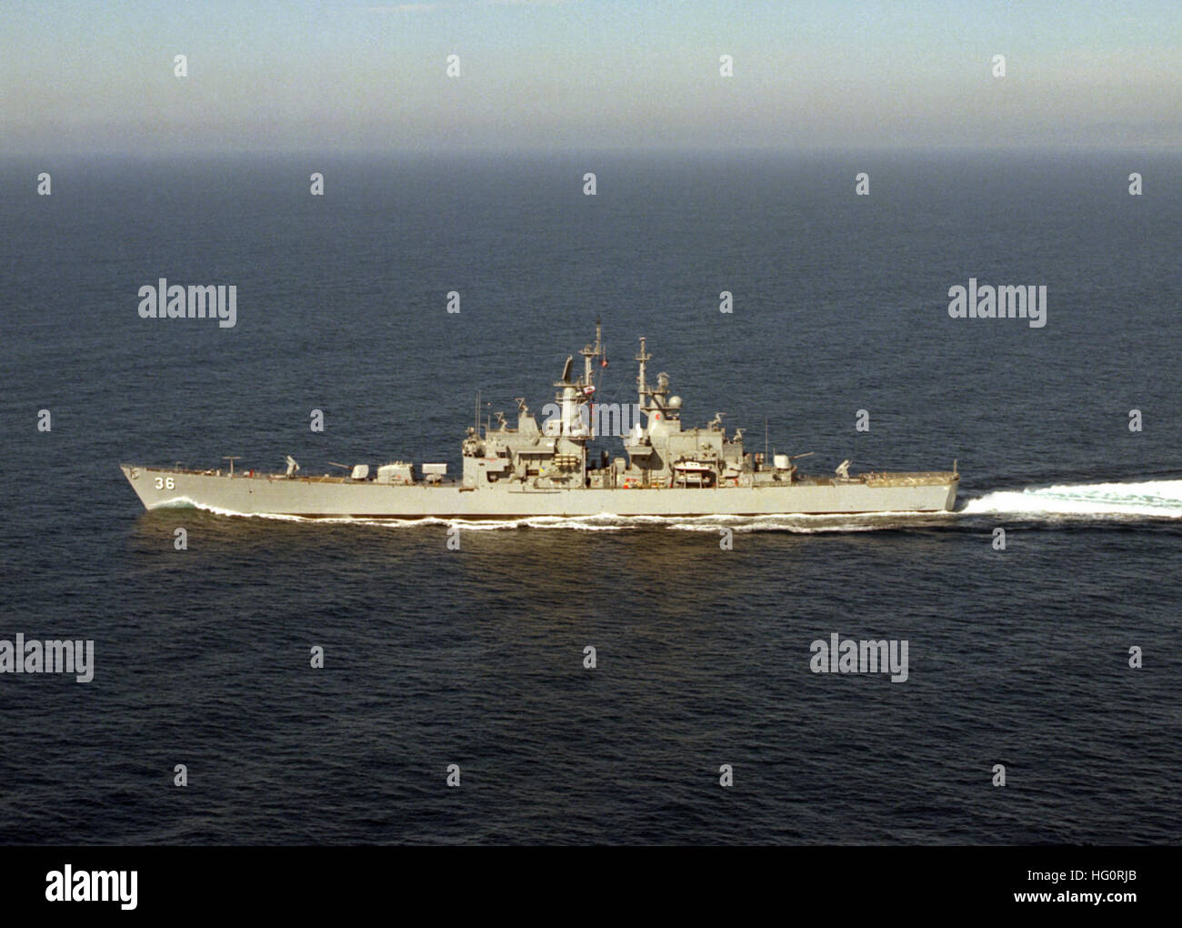 USS California (CGN-36) underway off California 1986 Stock Photo - Alamy