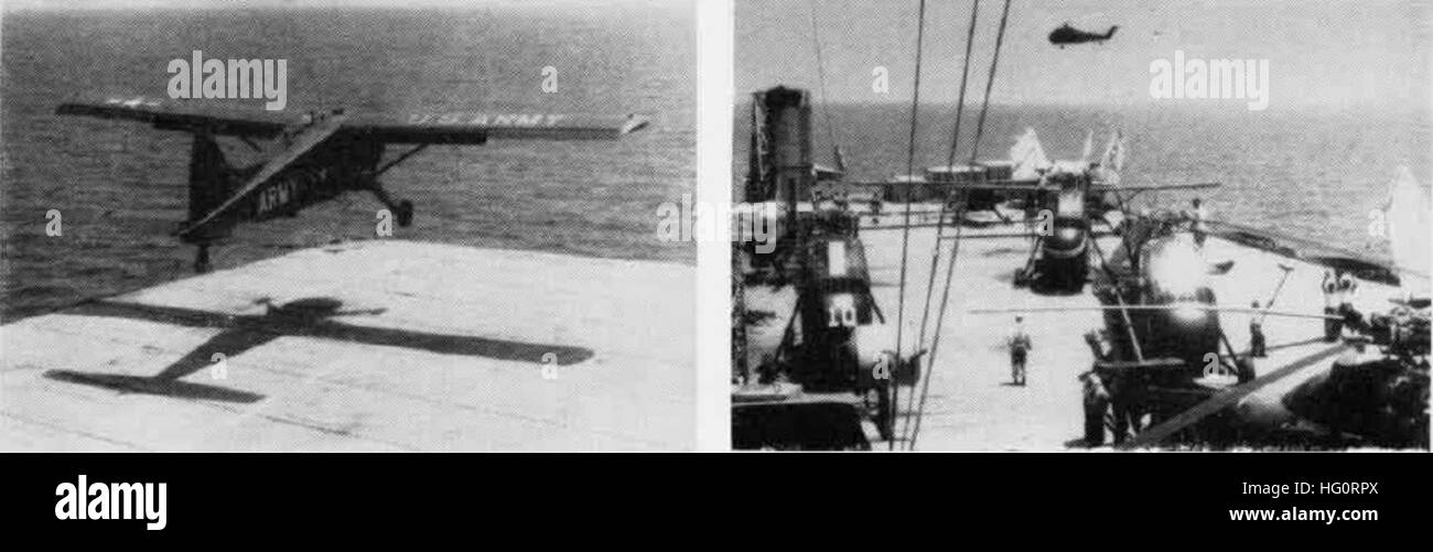 USS Corregidor CVE-58 off Lebanon 1958 Stock Photo - Alamy