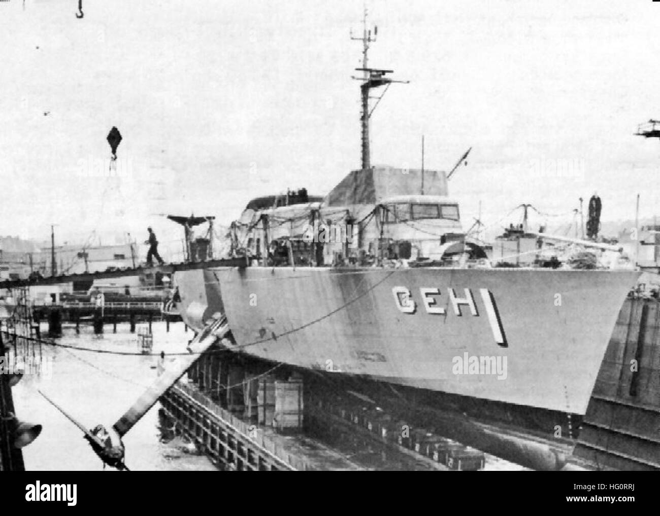 USS Plainview (AGEH-1) is a U.S. Navy hydrofoil experimental ship shown ...