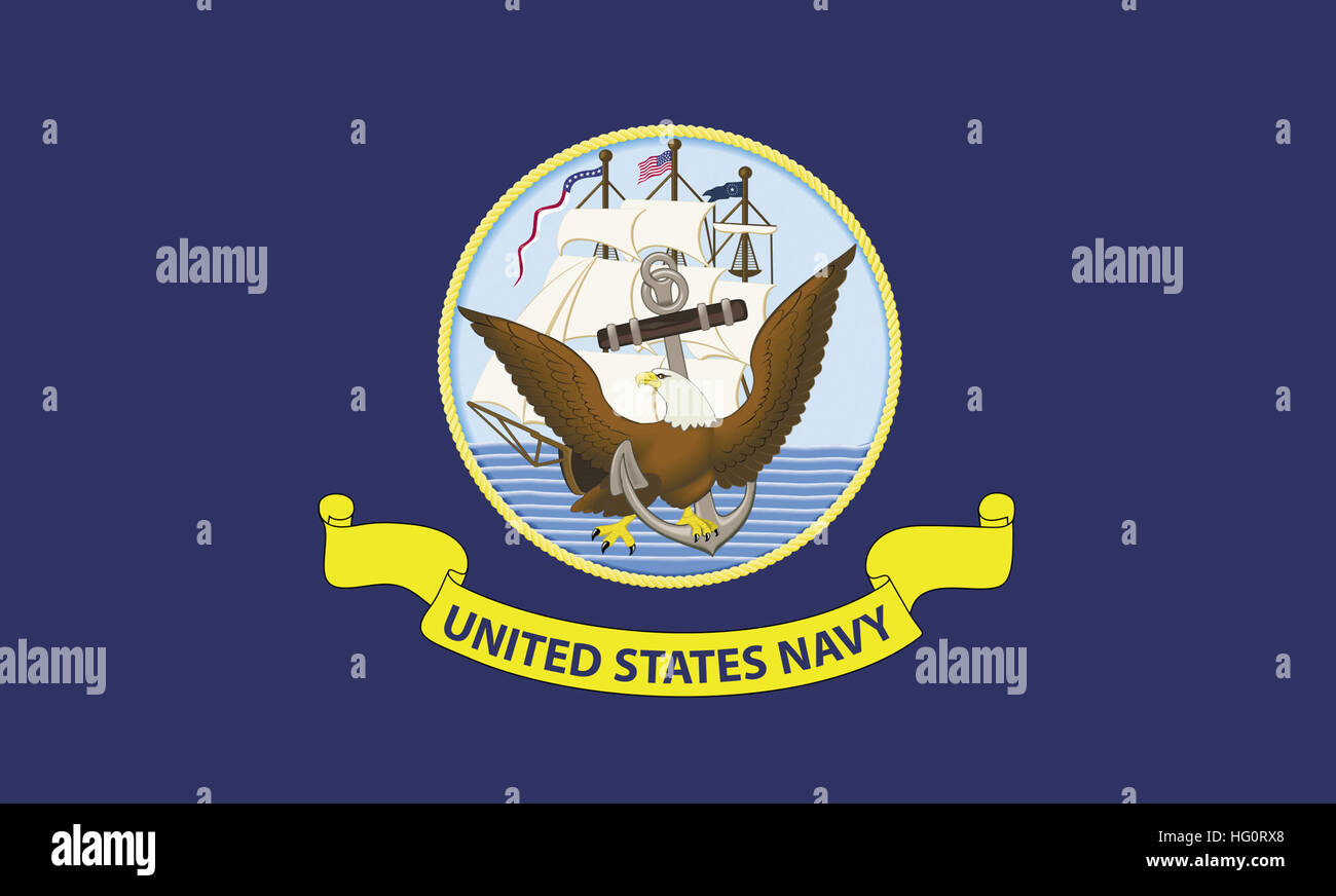 USN - Flag - Outdoor Stock Photo - Alamy