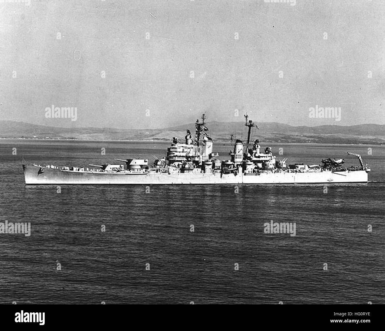 USS Columbus (CA-74 Stock Photo - Alamy