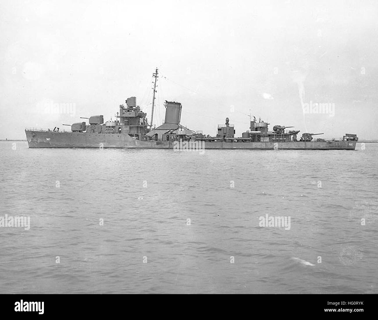 USS Blue (DD-387 Stock Photo - Alamy