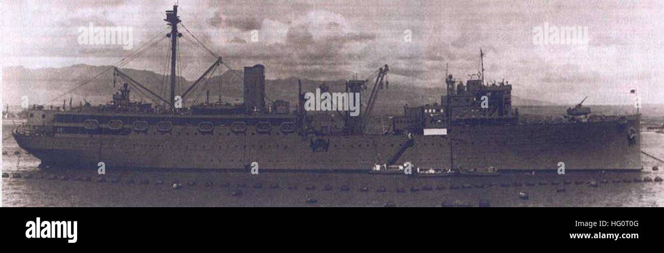 USS Medusa (AR‑1) was the first U.S. Navy repair ship, seen at Pearl ...