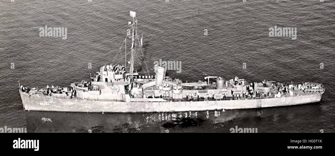 USS Whitehurst (DE-634), a United States Navy Buckley-class destroyer ...