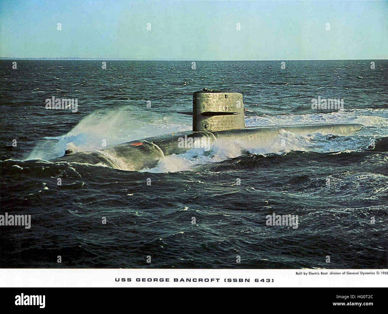 USS George Bancroft (SSBN-643) underway Stock Photo - Alamy